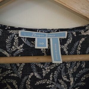 Draper James | Dresses | Draper James Blue Long Sleeve Tiewaist Dress ...